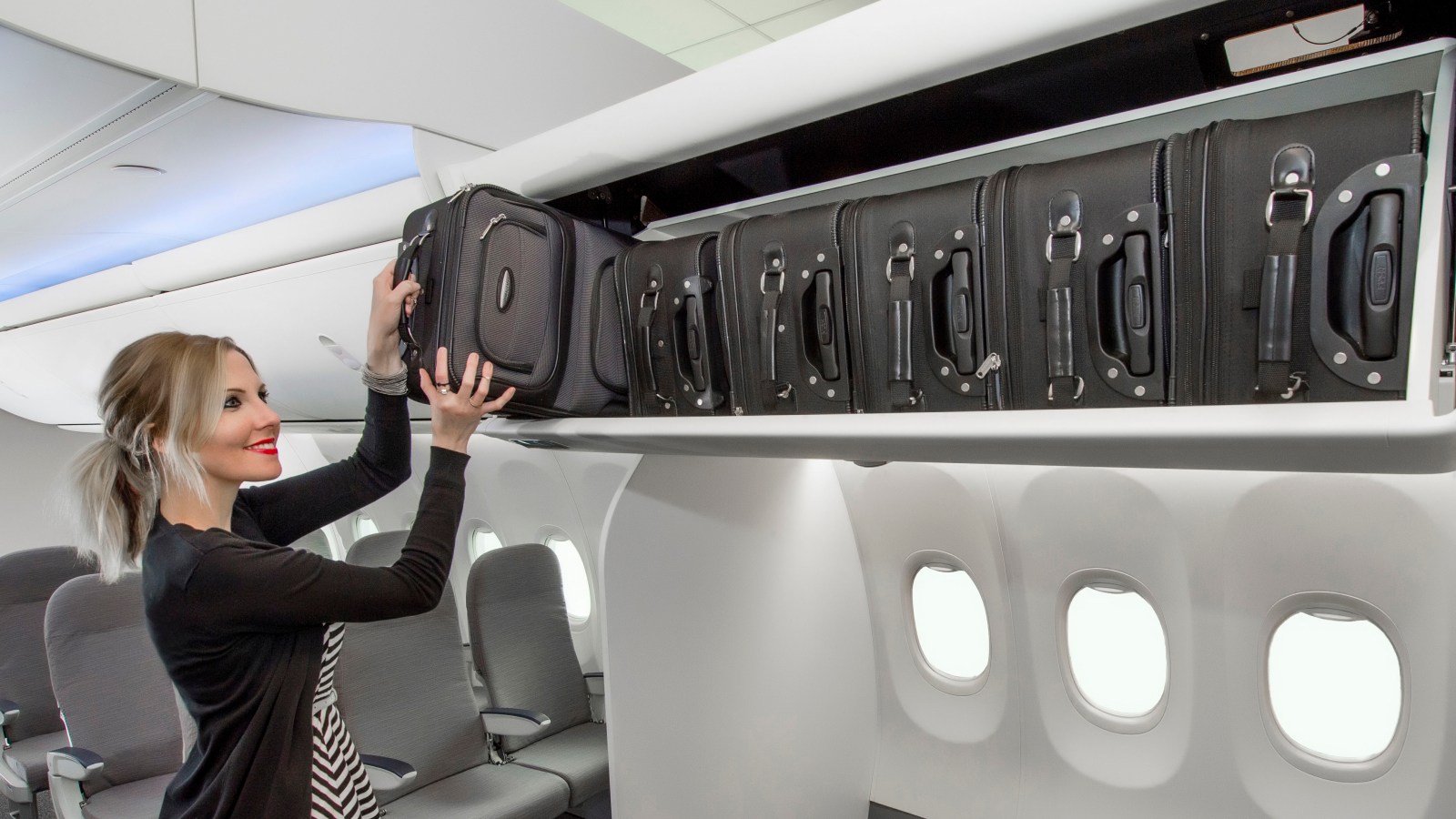 To increase overhead storage 48%, Alaska Airlines is first to get new ...