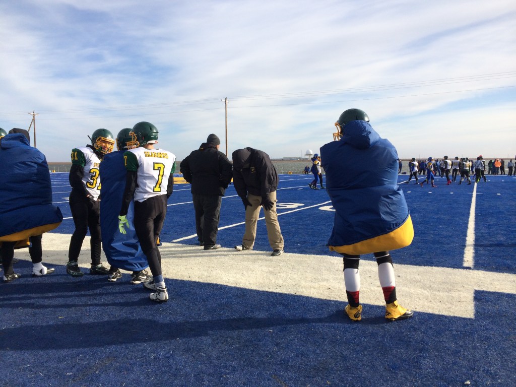 In Barrow, Alaska, the country’s northernmost game of prep football ...