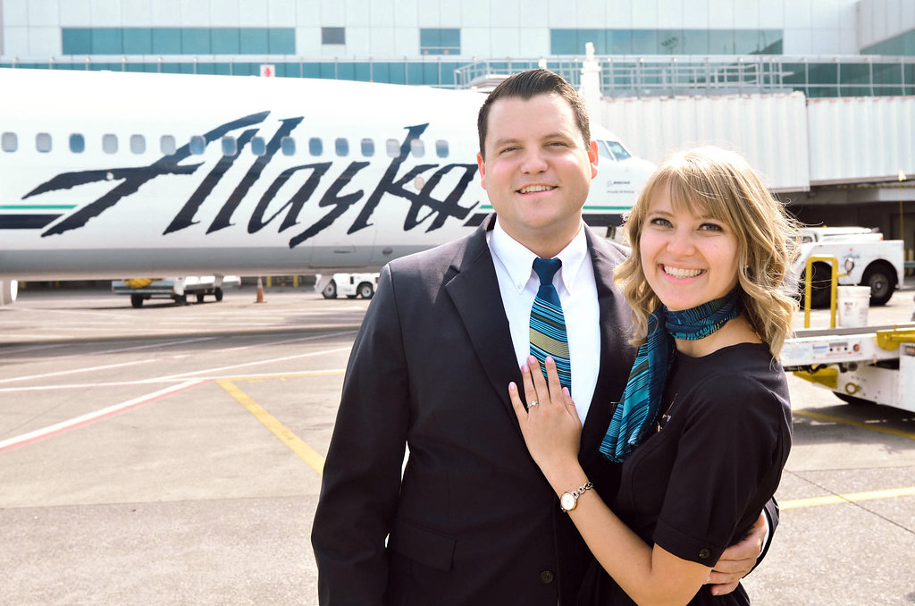 Love at first flight: Alaska Airlines flight attendants fall for each ...