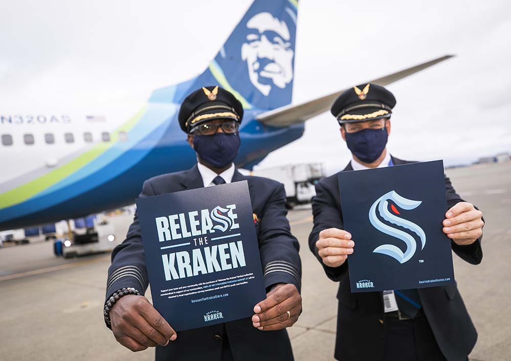 Alaska Airlines releases the Kraken (on a plane) just in time for NHL ...
