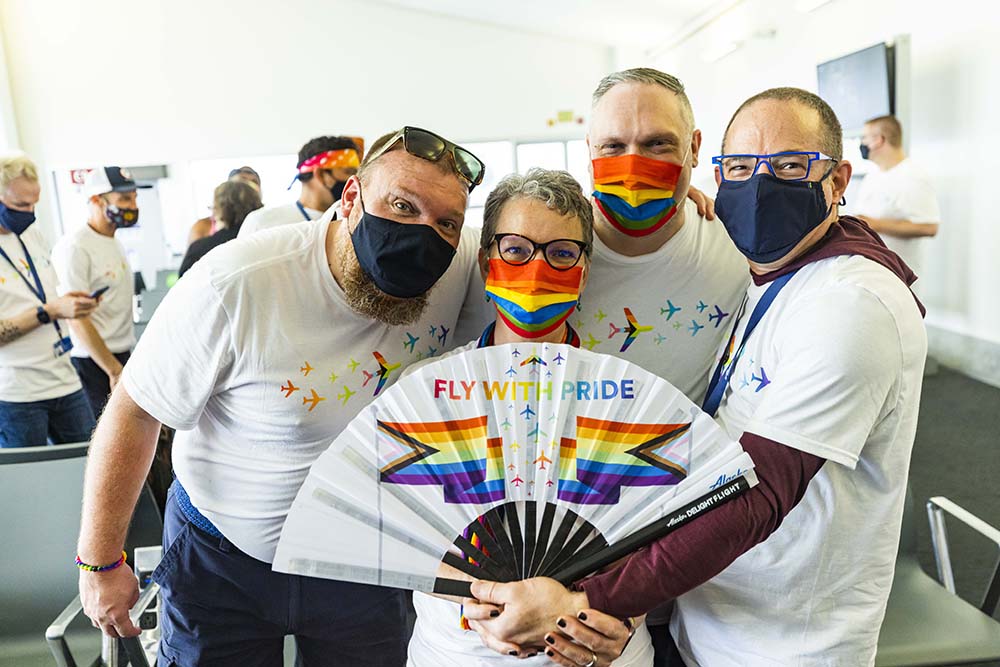 Alaska Airlines takes Pride to the skies with Delight Flights & first ...