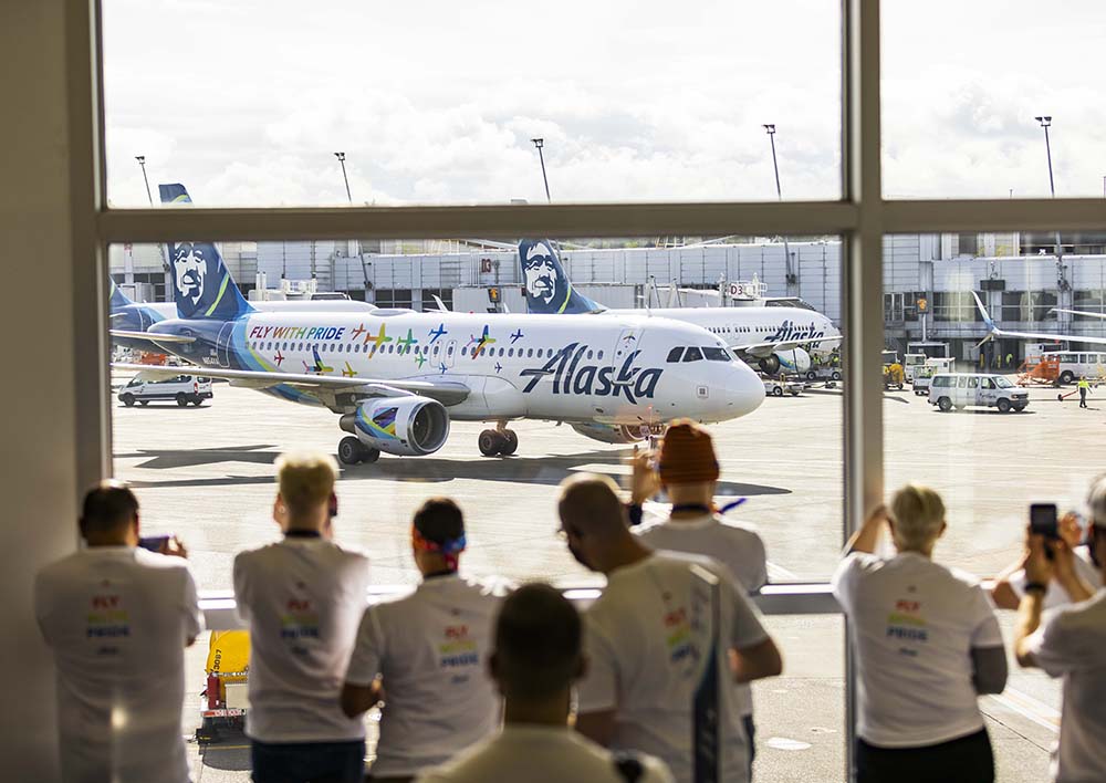 Alaska Airlines takes Pride to the skies with Delight Flights & first ...
