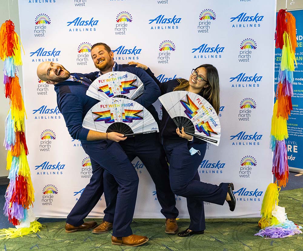 Alaska Airlines takes Pride to the skies with Delight Flights & first ...