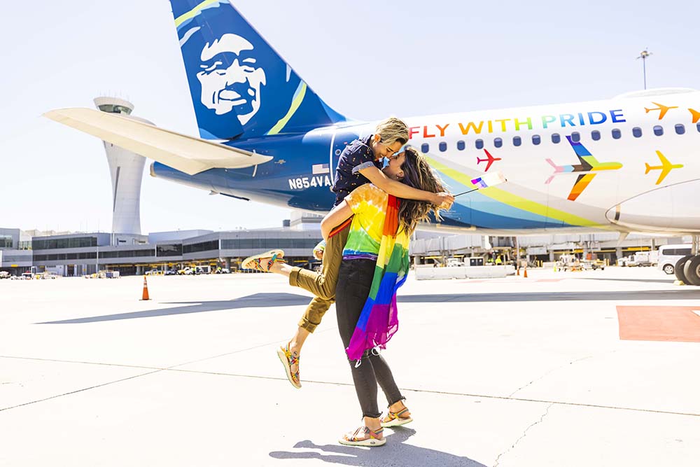 Alaska Airlines takes Pride to the skies with Delight Flights & first ...