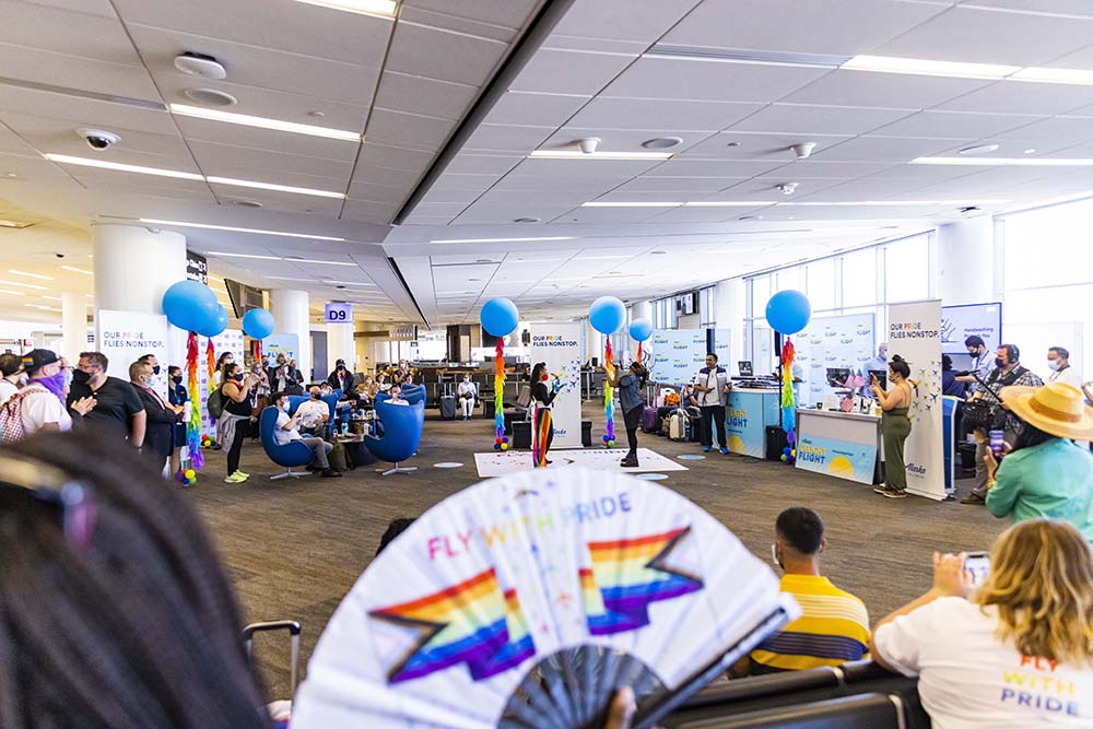 Alaska Airlines takes Pride to the skies with Delight Flights & first ...