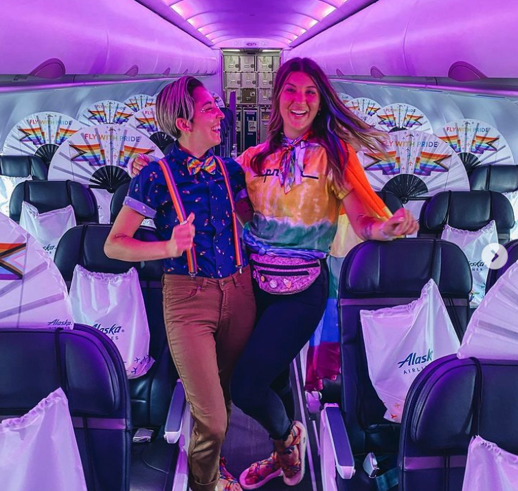 Alaska Airlines takes Pride to the skies with Delight Flights & first ...
