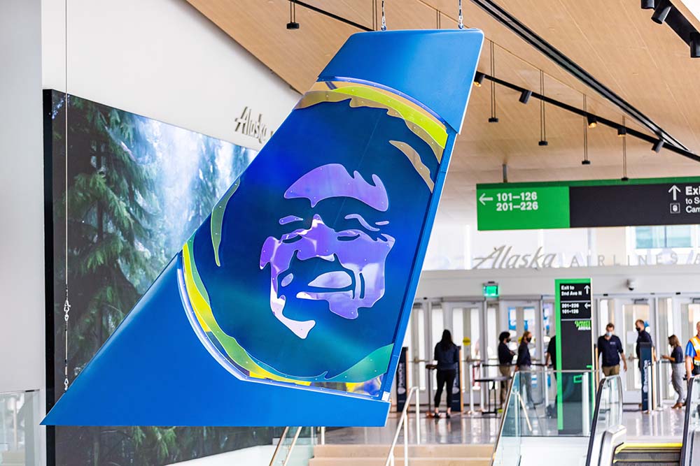 Alaska Airlines Atrium: The gateway to the home of the Seattle Kraken ...