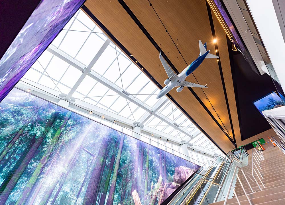 Alaska Airlines Atrium: The gateway to the home of the Seattle Kraken ...