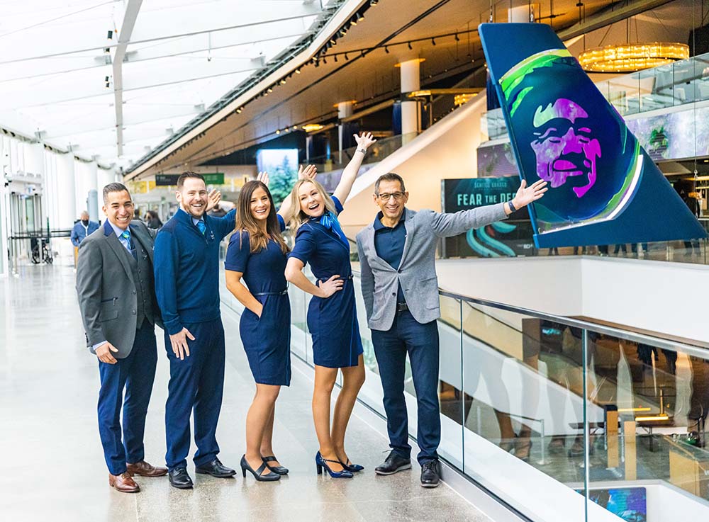 Alaska Airlines Atrium: The gateway to the home of the Seattle Kraken ...