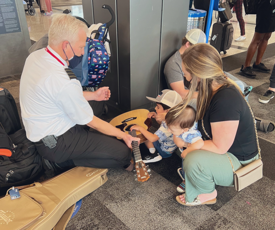 Alaska Airlines pilot pulls some strings to delight guests - Alaska ...