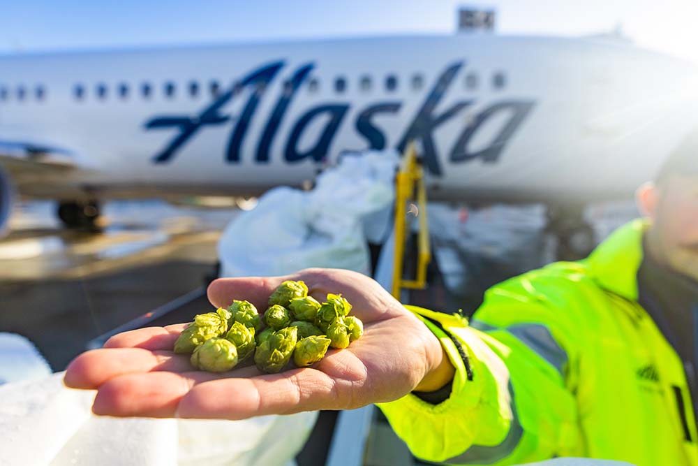 From up top to the tap: Alaska Airlines pulls off ultimate beer run in ...