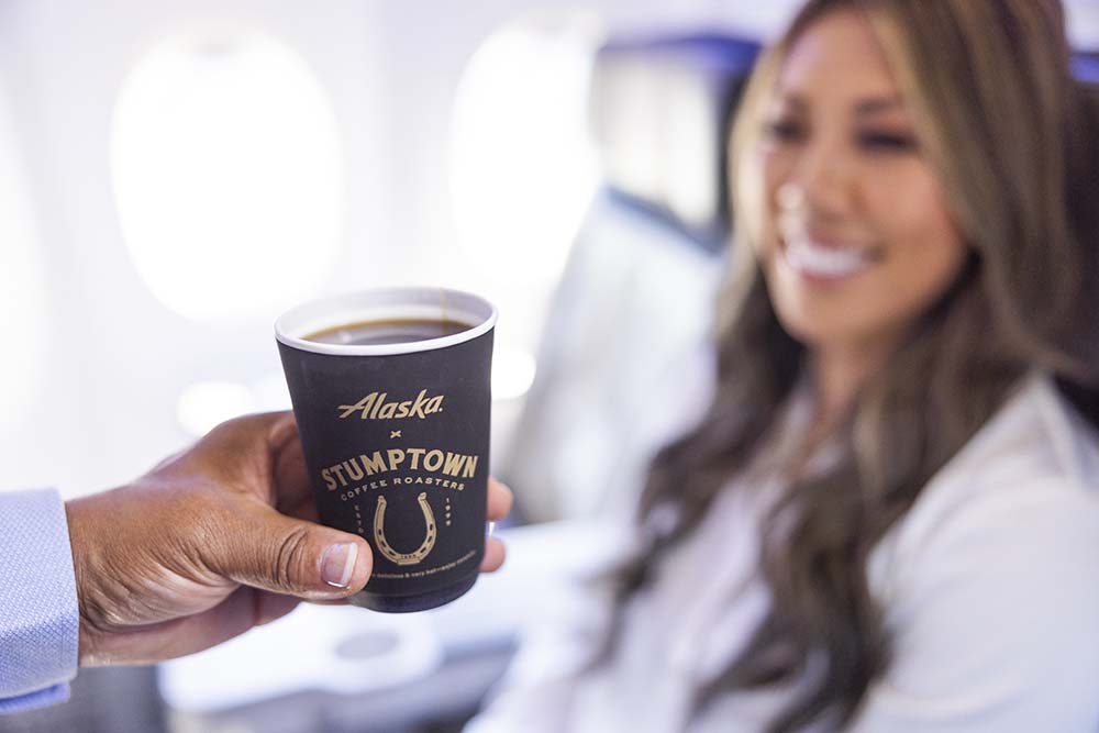 Alaska Airlines and Stumptown Coffee serve up new coffee blend fit for ...