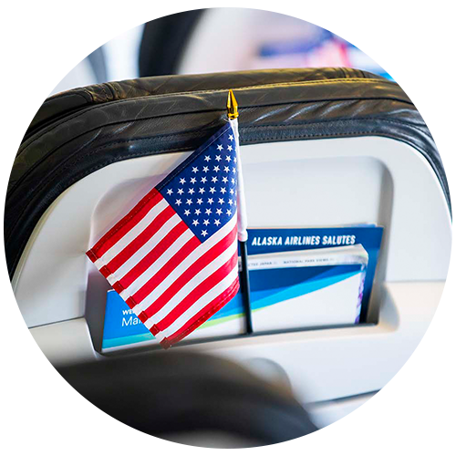 Honoring those who serve: Alaska Airlines salutes members of the U.S ...