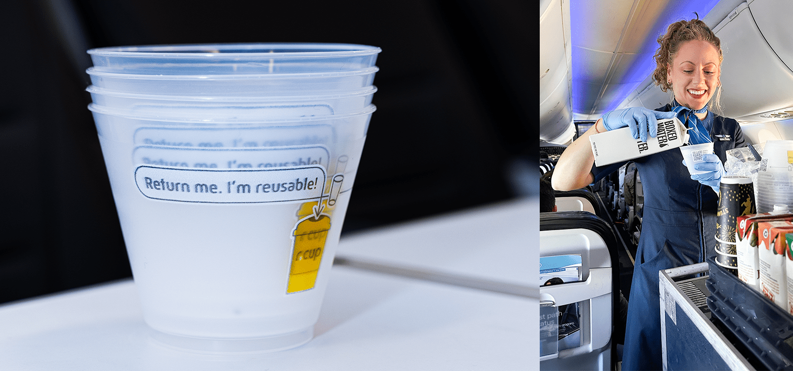 Alaska Airlines tests reusable r.Cups on flight from Seattle to ...
